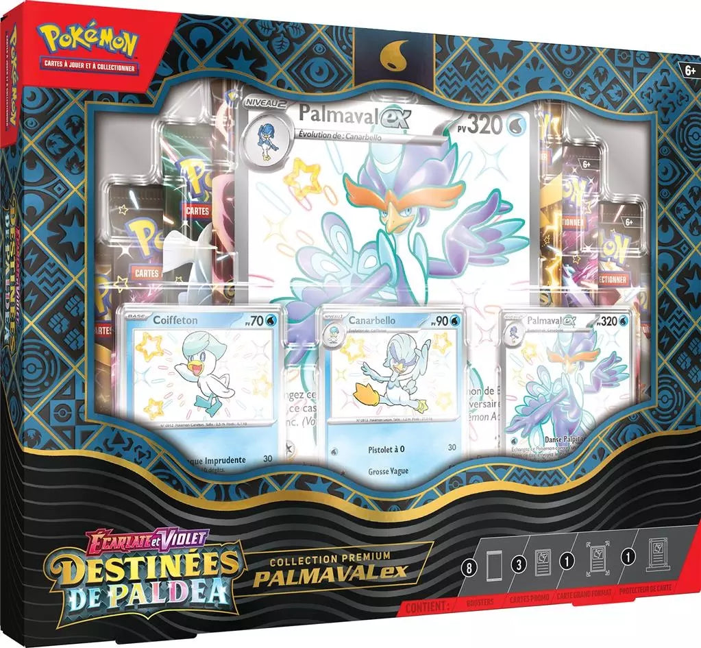 Coffret Premium PALMAVAL-EX EV 4.5 Destinées de Paldea [FR] – Le Monde ...